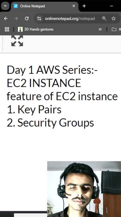 Vaibhav Patil On Linkedin Aws Ec2instance Ec2 Awsservices Day1 Series Devops Devopsproject