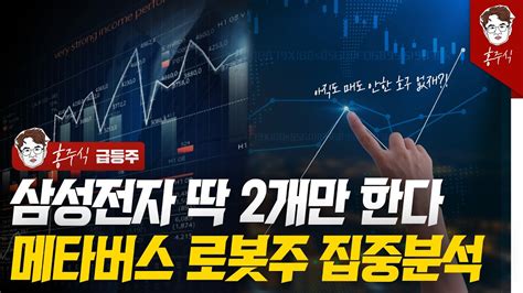 삼성전자 딱2개만 한다 메타버스 로봇주 집중분석 ㅣ정부정책주 삼성전자관련주 선익시스템 엔피 덱스터 옵티시스위메이드 로보로보 유진로봇 에브리봇 보성파워텍 한신기계 일성건설ㅣ