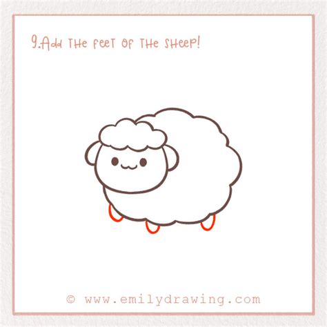 How To Draw A Sheep Emily Drawing