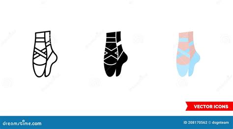 Ballerina图标3种颜色黑白轮廓 孤立矢量符号 向量例证 插画 包括有 古典 图象 208170562