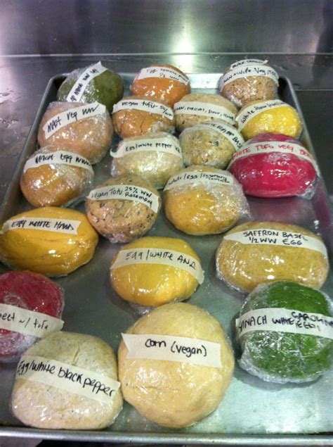 Rachel Thompson Our Different Pasta Dough From Our Class