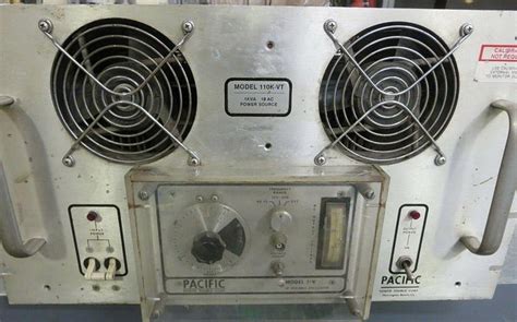 Used Pacific Power Source 110k Vt And 1v Ac Power Source For Parts Andor Repair For Sale