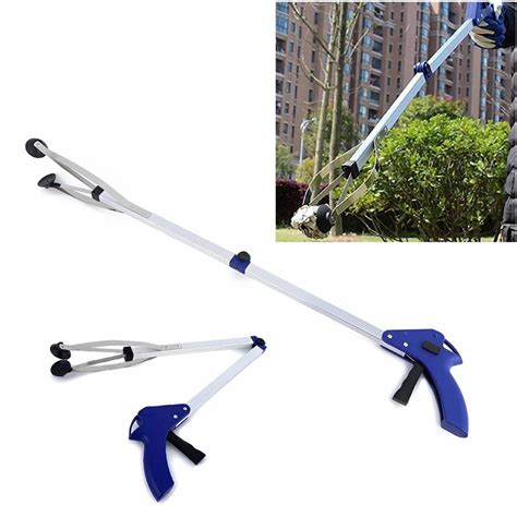 Extending Kitchen Picker Claw Pick Up Rubbish Helping Hand Tool Garbage