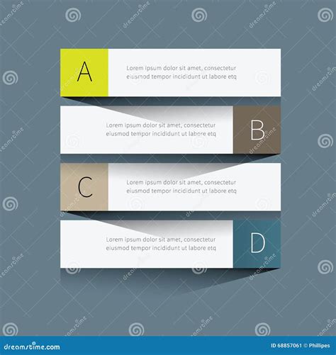 Vector Infographic Table Stock Vector Illustration Of Layout 68857061