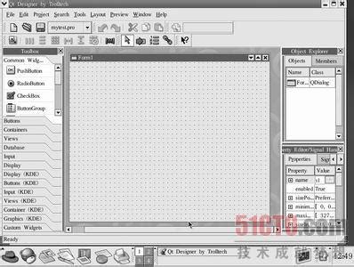 利用Qt Designer开发嵌入式linux qt嵌入式开发