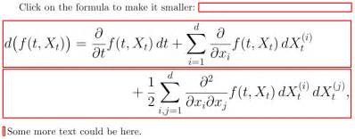 Pdftex How To Magnify Pre Selected Text TeX LaTeX Stack Exchange