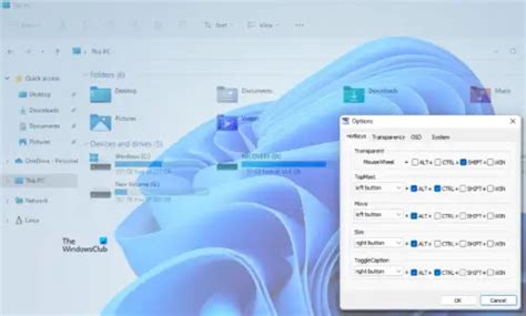 How To Make Windows Transparent In Windows