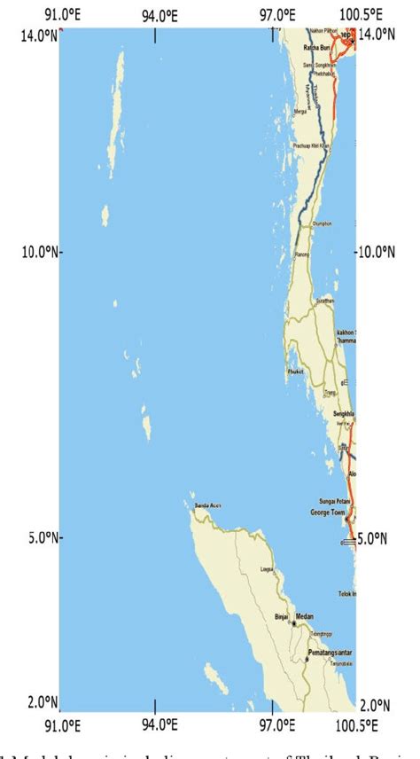 Figure 1 From A Boundary Fitted Nested Grid Model For Tsunami Computation Along Penang Island In