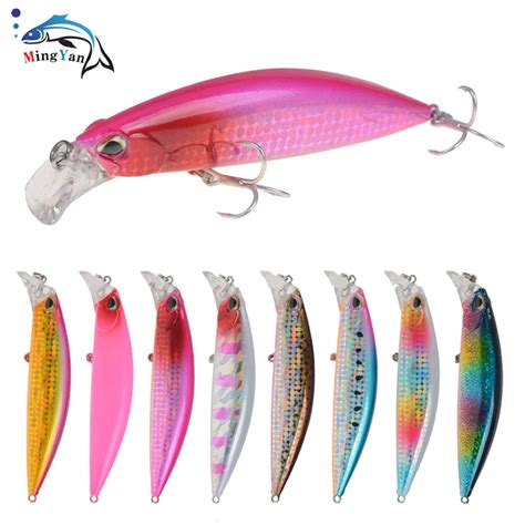 싱킹 미노우 낚시 루어 인공 하드 미끼 낚시 워블러 퍼치 파이크 연어 송어 배스 루어 낚시 도구 30g 105cm낚시미끼들 Aliexpress