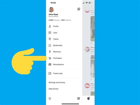 Twitter Adds A Purchases Sub Menu Implying That There S More E Commerce To Come For The Platform