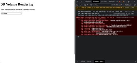 Bug Volume3d Is Not Working In Chrome · Issue 767 · Cornerstonejs