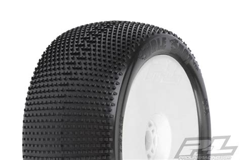 PROLINE HOLESHOT VTR 4 0S3 TYRES ON WHITE ZERO OFFSET RIM PL9033 233