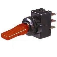 Off On Toggle Switch With Red LED The Battery Cell