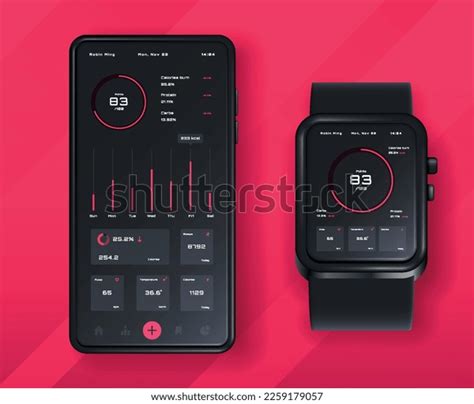 7 982 Fitness Tracker App Stock Vectors And Vector Art Shutterstock
