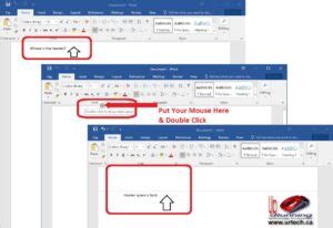 Solved Missing Header Or Footer In Word Up Running Inc Tech How To S