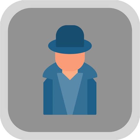 Hacker Flat Round Corner Icon Vector Art At Vecteezy