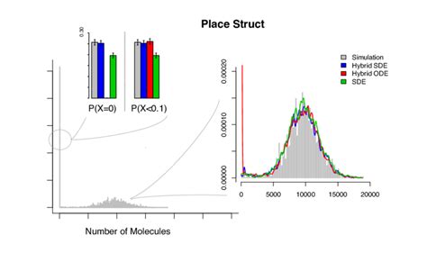 distribution of the tokens present into place struct at time 200