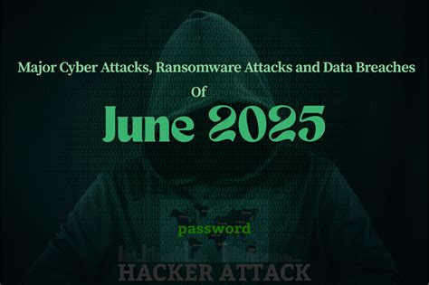 Major Cyber Attacks Ransomware Attacks And Data Breaches Of June 2025