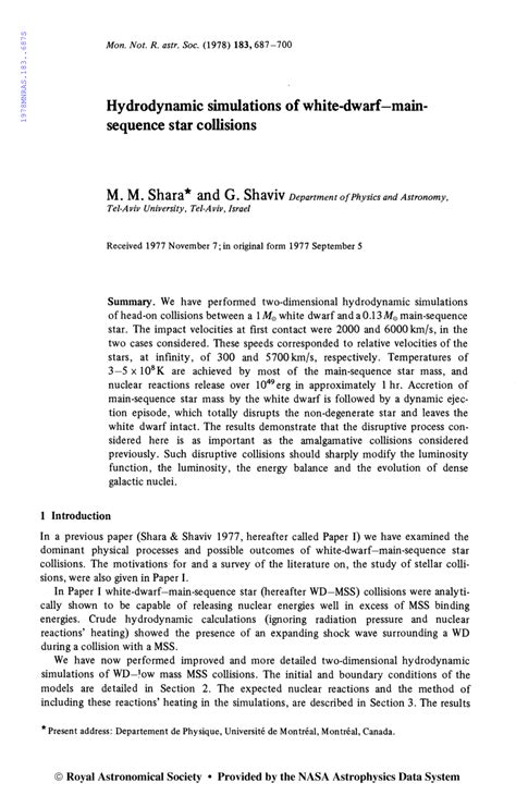Pdf Hydrodynamic Simulations Of White Dwarf Main Sequence Star Collisions