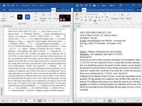 GCC TBC BUSINESS LETTER 40 WPM METHOD YouTube