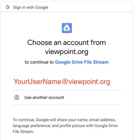 Google Drive File Stream Installation For Windows Users Viewpoint School
