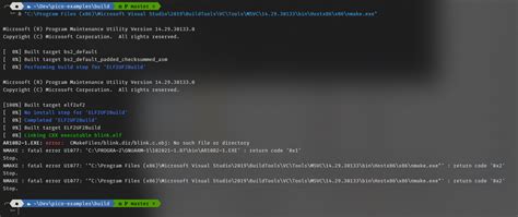 Error Building Blink On Windows · Issue 152 · Raspberrypipico Examples · Github