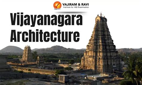 Vijayanagara Architecture Architectural Features Examples