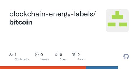 Github Blockchain Energy Labels Bitcoin