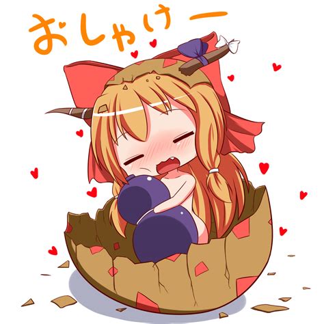 Ibuki Suika Touhou Drawn By Makuran Danbooru