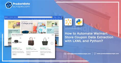How To Automate Walmart Store Coupon Data Extraction With Lxml And Python