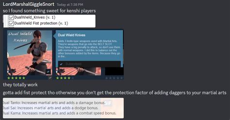 So I Tested Them Out Mod Works Fine Rkenshi