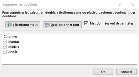 Rechercher Et Supprimer Les Doublons Sur Excel