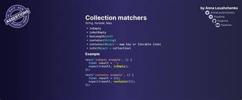 Assertions In Dart And Flutter Tests An Almost Ultimate Cheat Sheet