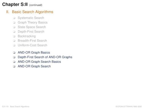 PDF Basic Search Algorithms AND OR Graph Basics AND OR Graph Properties Well Known Concepts