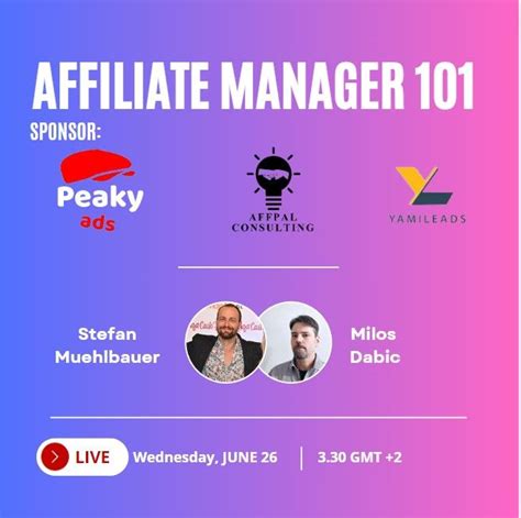 Stefan Muehlbauer On Linkedin Affiliatemarketing Affiliatemanagement