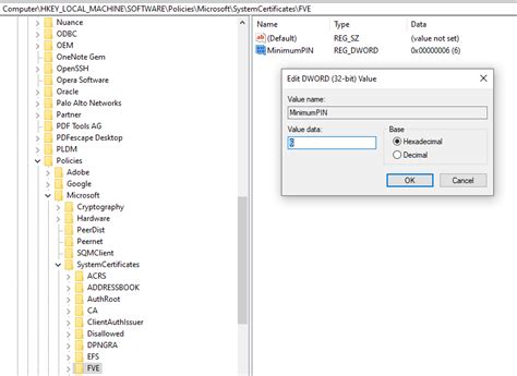 Bitlocker Pin For Pre Boot Length Less Than 6 Digits