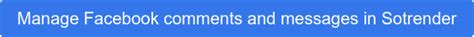 How To Find Comments Made By Someone On Facebook Sotrender Blog
