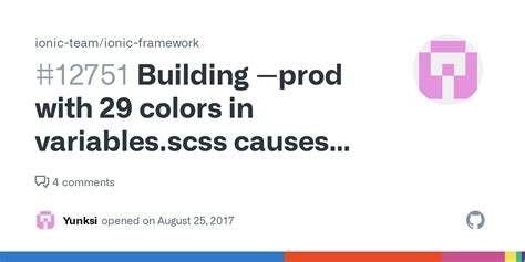 Building Prod With 29 Colors In Variablesscss Causes White Screen