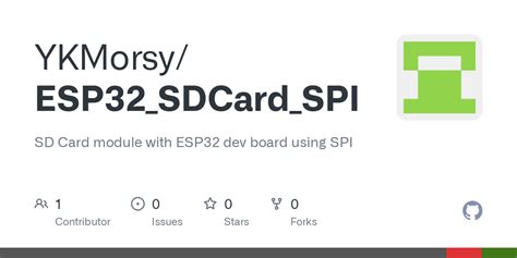 Github Ykmorsyesp32sdcardspi Sd Card Module With Esp32 Dev Board