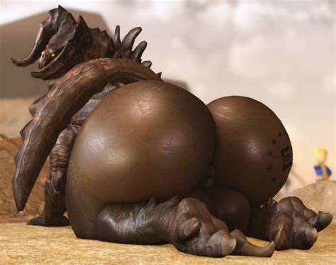 Rule 34 1boy Anthro Ass Back View Balls Bethesda Softworks Big Ass