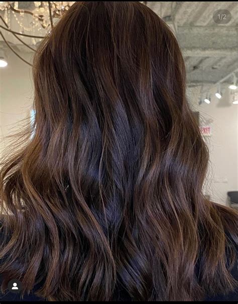 Dark Chocolate Caramel Balayage In 2024 Indian Hair Color Natural Curly Hair Cuts Colored