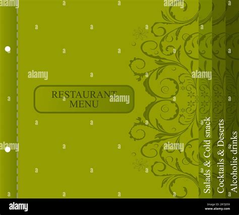 Restaurant Menu Design Vector Stock Vector Image And Art Alamy