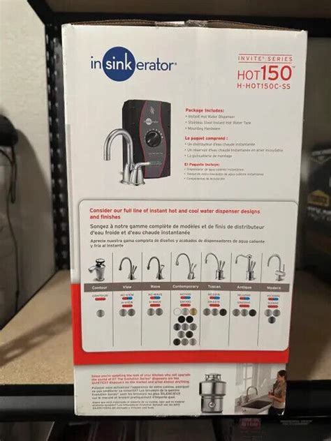 Insinkerator H Hot150c Ss Water Dispenser Chrome For Sale Online Ebay