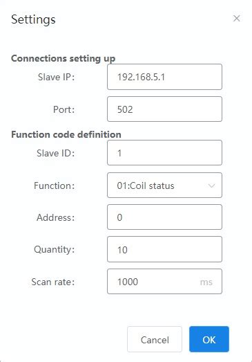 Modbus — Dobot Cr Series Documentation
