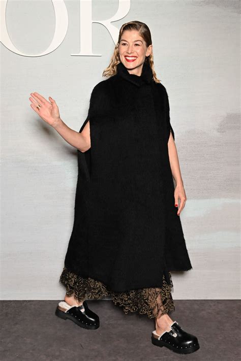 Rosamund Pike Christian Dior Fashion Show In Paris 09272022