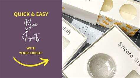 How To Make Box Inserts With Your Cricut Small Business How To Make Box Cricut Small