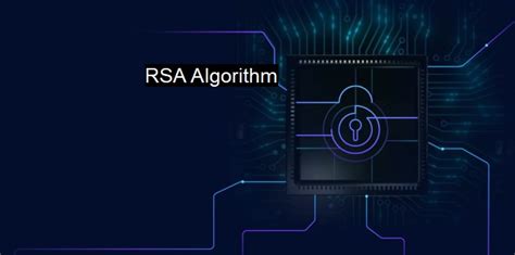What Is Rsa Algorithm Secure Data Transmission With Public Key