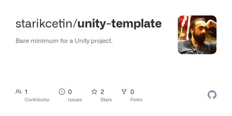 Github Starikcetin Unity Template Bare Minimum For A Unity Project