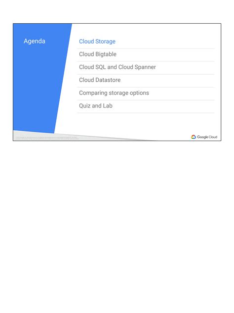 Solution Gcp Storage In The Cloud Studypool