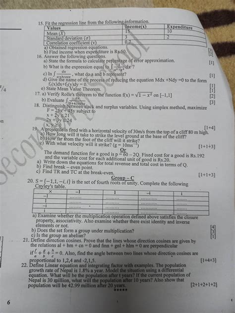 Class 12 Maths Model Questions Collection New Model